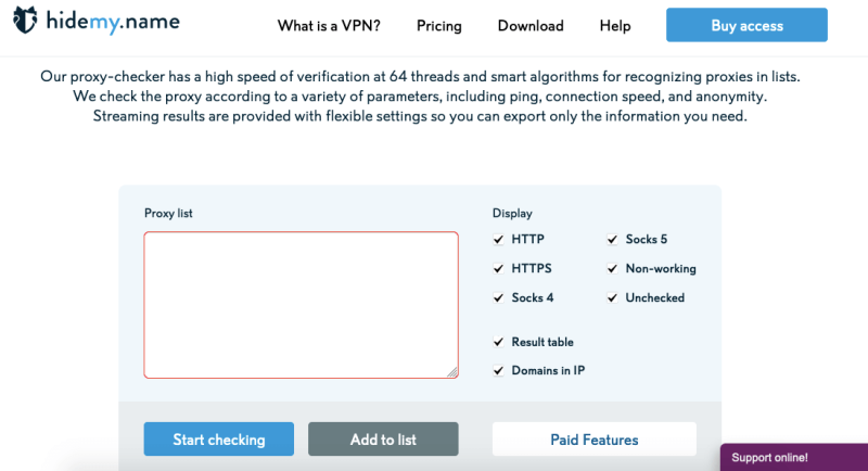 HideMy.name review 2024: A Comprehensive Free Proxy Platform — WebProxyList